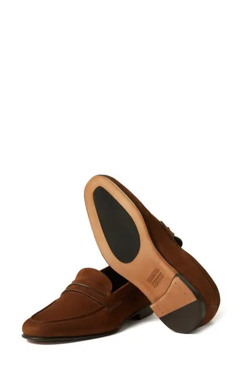 Zegna Secondskin Driving Loafer - Light Brown