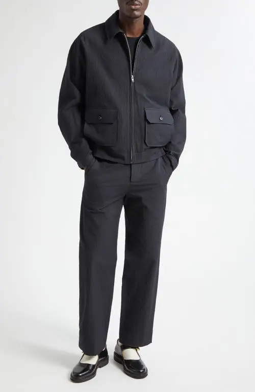 BODE Side Buckle Seersucker Trousers