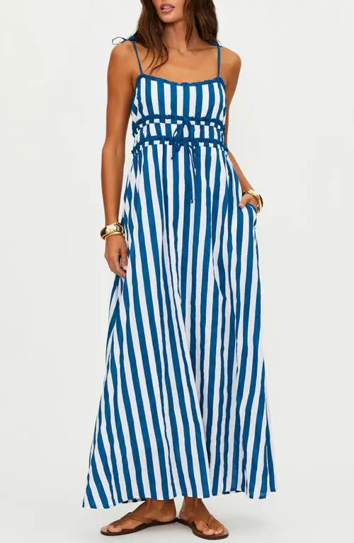 Beach Riot Levie Stripe Maxi Dress - Twilight Tides Stripes