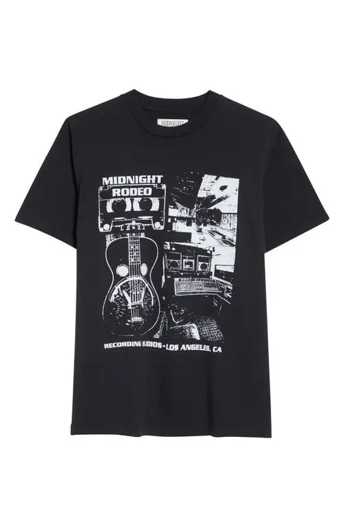 MIDNIGHT RODEO New Dimensions Graphic T-shirt - Vintage Black