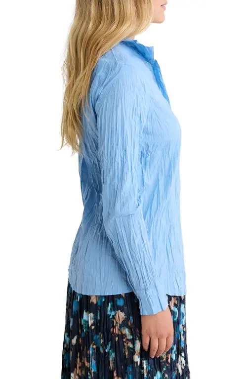 NZ BY NIC AND ZOE Core Cotton Long Sleeve Button-up Shirt - Zephyr
