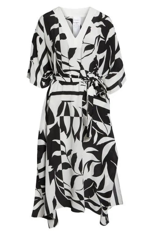 Max Mara Lancia Print Silk Dress - Black