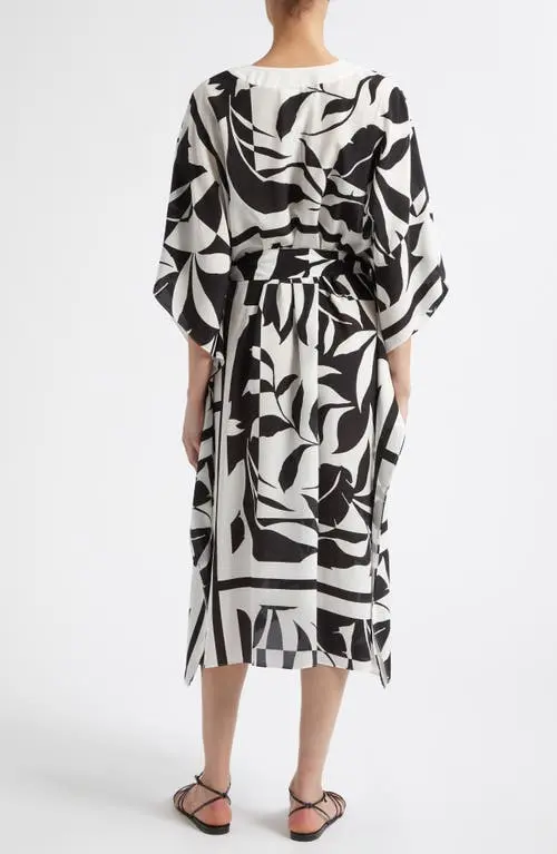 Max Mara Lancia Print Silk Dress