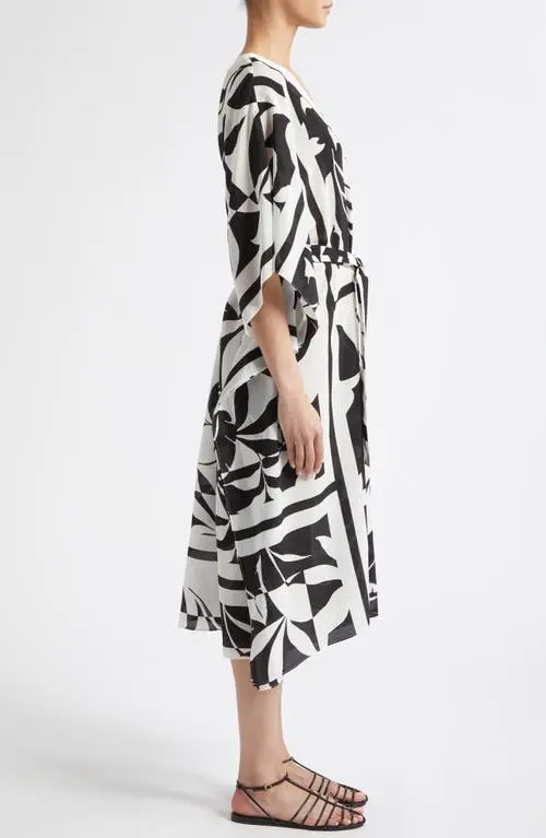Max Mara Lancia Print Silk Dress