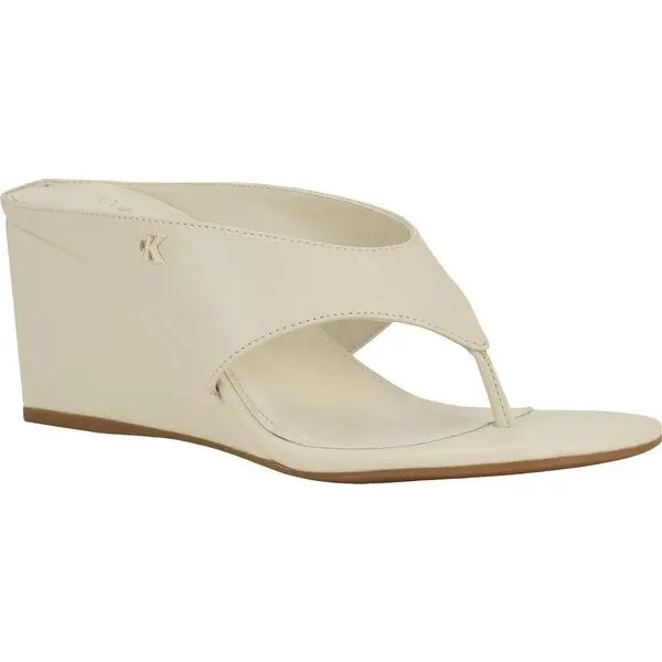 Calvin Klein Marchela Wedge Sandal - Ivory