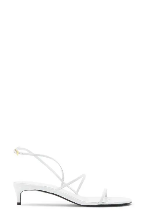 Khaite Loop Kitten Heel Sandal - Chalk