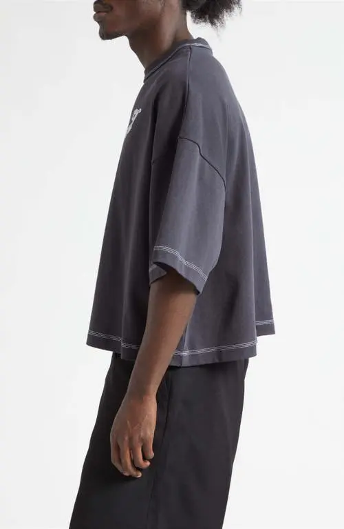 Jacquemus Le T-shirt Letro Embroidered Monogram T-shirt