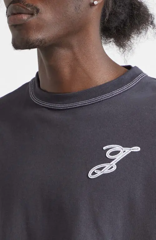 Jacquemus Le T-shirt Letro Embroidered Monogram T-shirt