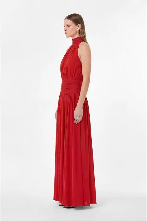 NICHOLAS Tessa Maxi Dress - Tomato