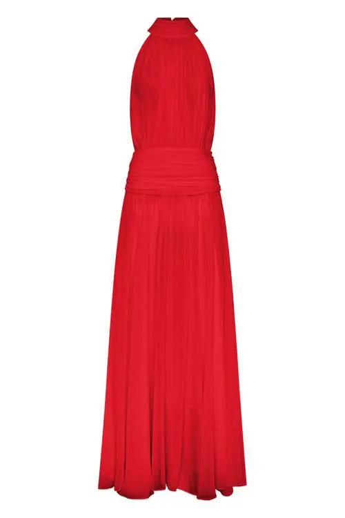NICHOLAS Tessa Maxi Dress - Tomato
