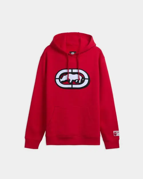ECKO Hoodie With Logo - True Red