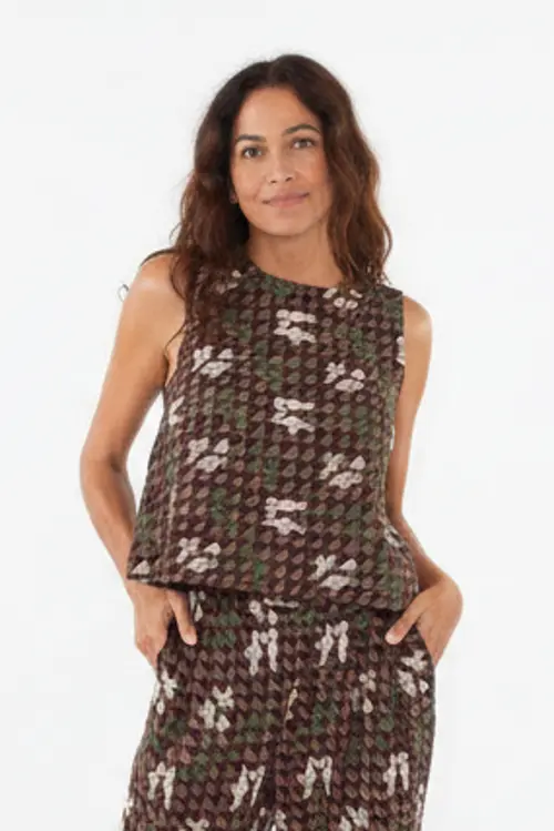 Ace & Jig Nola Reversible A-line Tank Top - Atrium