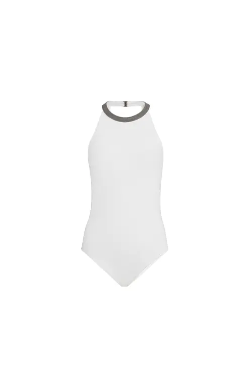 Brunello Cucinelli One-piece Swimsuit - White