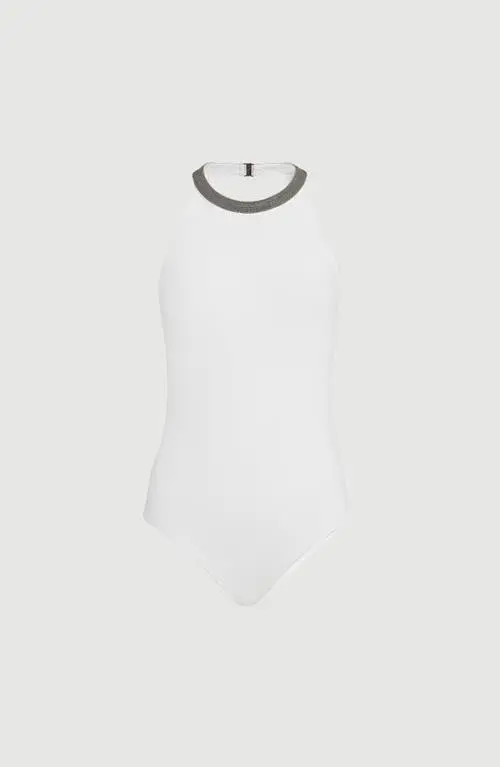 Brunello Cucinelli One-piece Swimsuit - White