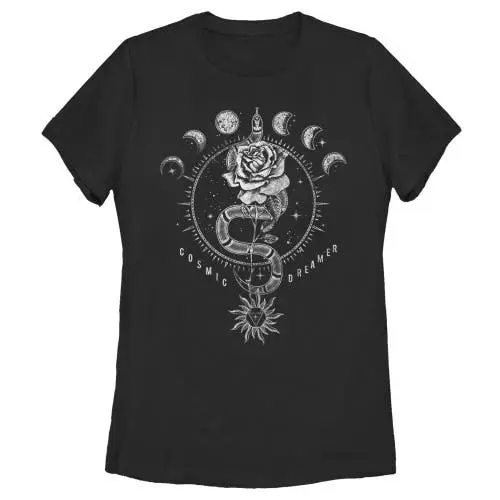 LOST GODS Cosmic Dreamer Graphic T-shirt - Black
