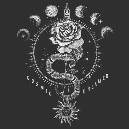 LOST GODS Cosmic Dreamer Graphic T-shirt