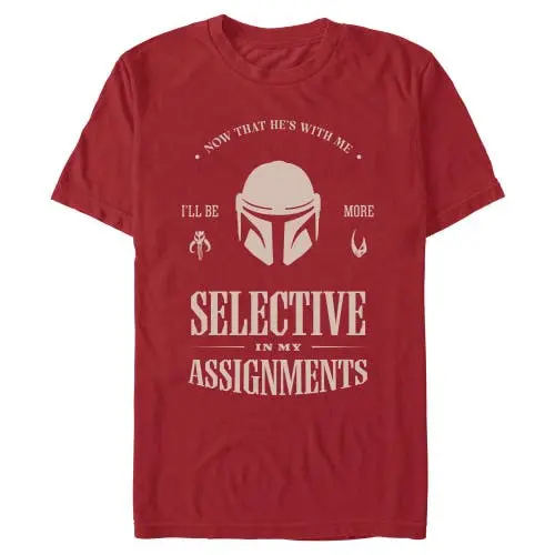 STAR WARS: THE MANDALORIAN AND GROGU Star Wars The Mandalorian And Grogu Selective In My Assignments Graphic T-shirt