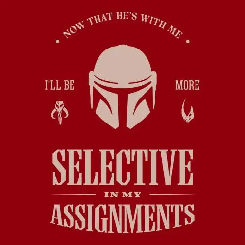 STAR WARS: THE MANDALORIAN AND GROGU Star Wars The Mandalorian And Grogu Selective In My Assignments Graphic T-shirt