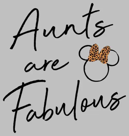 MICKEY & FRIENDS Aunts Are Fabulous Graphic T-shirt