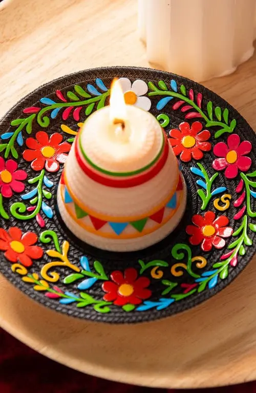 SOUTHLAKE GIFTS Fiesta Sombrero Candle