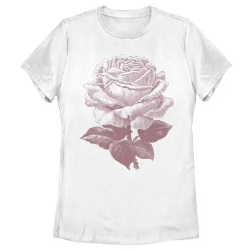 LOST GODS Rose Sketch Graphic T-shirt - White
