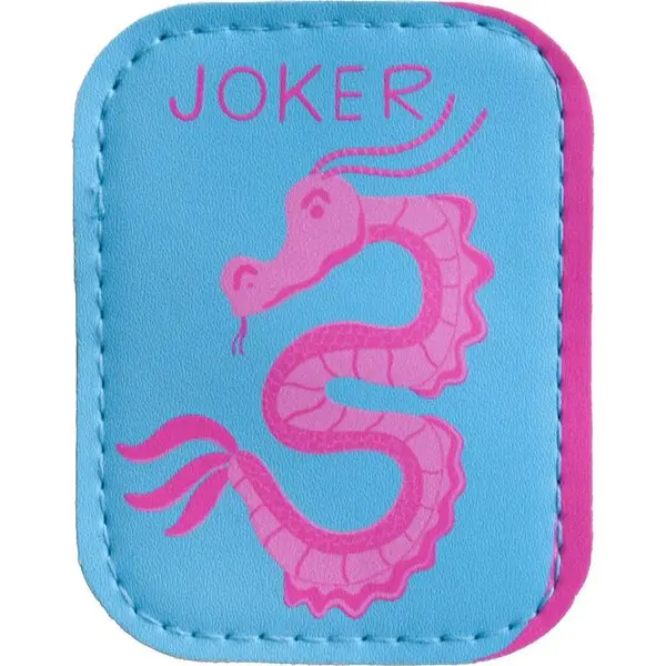 JOLLITY & CO Mahjong Vegan Leather Hair Clip - Joker