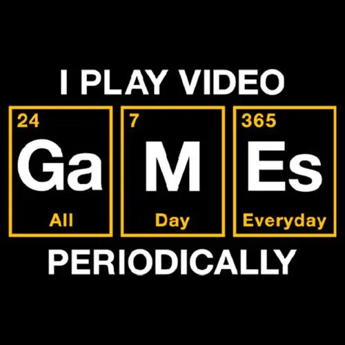 LOST GODS I Play Video Games Periodically Graphic T-shirt Big & Tall