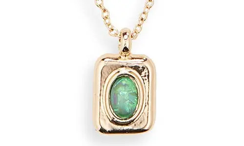 Bp. Pendant And Layered Chain Necklace Set