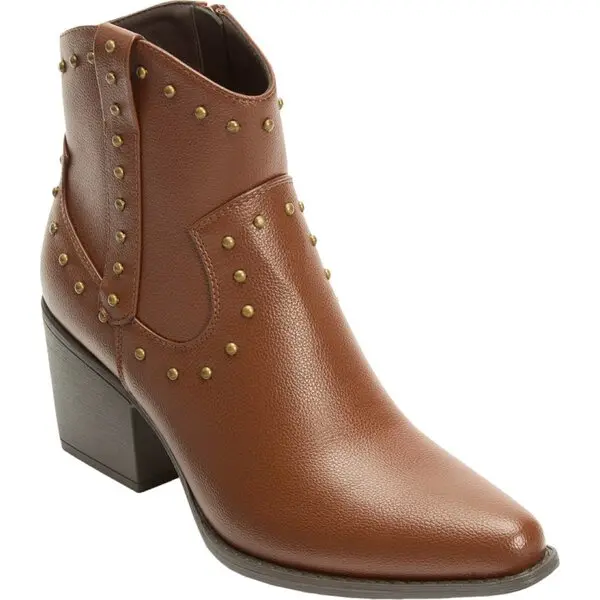COMFORTVIEW The Hattie Bootie - Brown