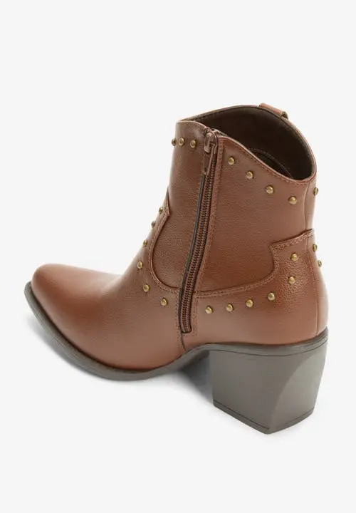 COMFORTVIEW The Hattie Bootie - Brown