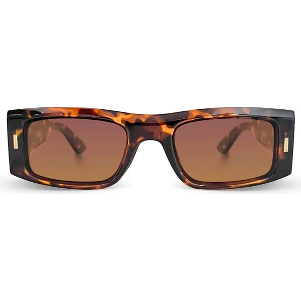 YOUZEY Jet Rectangle Sunglasses - Tortoise