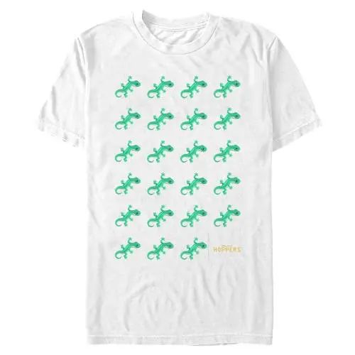 HOPPERS Tom Lizard Icon Grid Short Sleeve Graphic T-shirt
