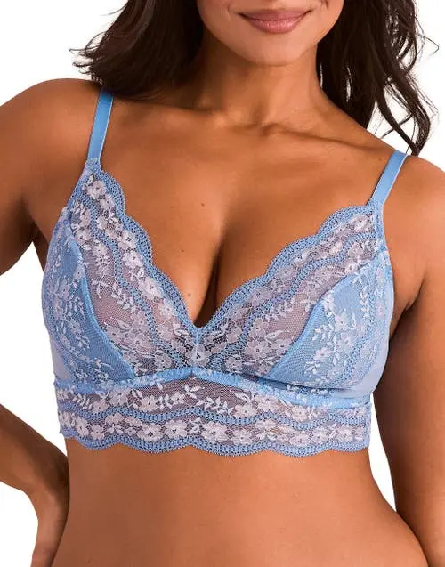 ADORE ME Suzanne Unlined Bralette Bra - Medium Blue