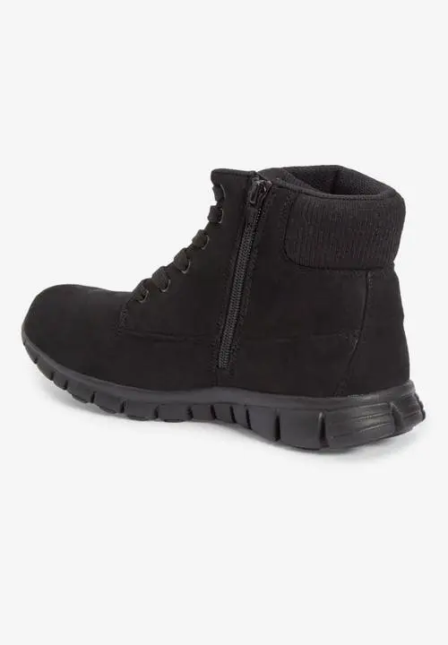 COMFORTVIEW Kaden Shootie Ankle Boots - Black