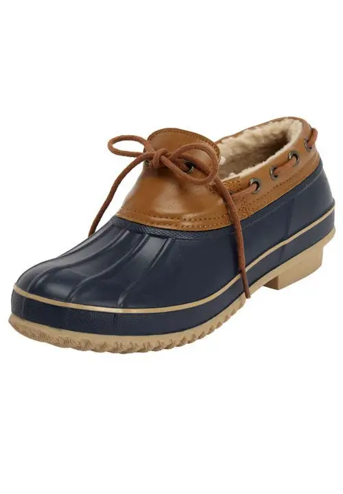COMFORTVIEW The Storm Waterproof Rubber Slip On - Navy