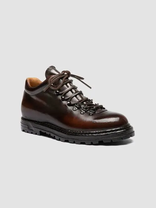 Officine Creative Artik 004 Leather Boots - Brown