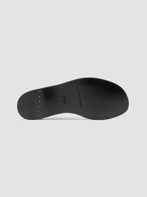 Officine Creative Itaca 046 Leather Peep-toe Shoes - Black