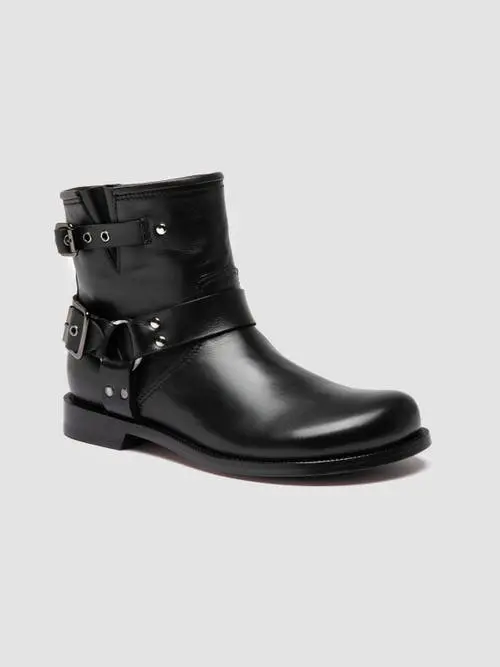 Officine Creative Emerald 016 Leather Harness Boots