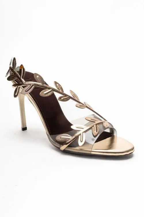 PROLOGUE SHOES Carvelli Stiletto Pump - Gold