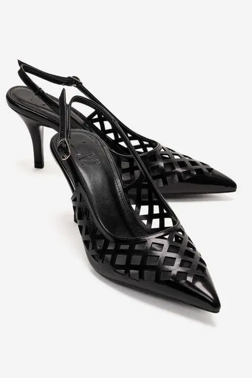 PROLOGUE SHOES Jever Stiletto Pump - Black