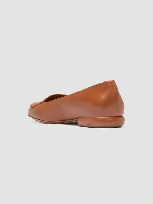 Officine Creative Sue 006 Leather Ballet Flats - Light Brown