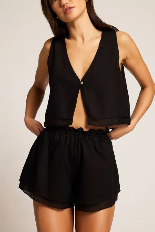 NEGATIVE UNDERWEAR Island Play Short - Black