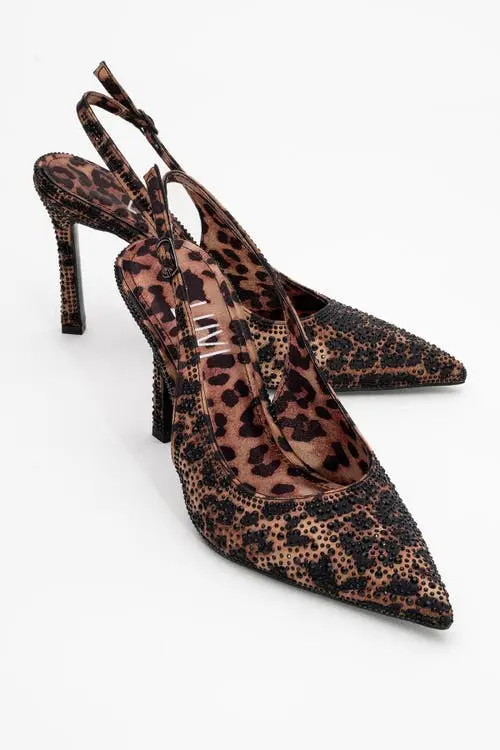 PROLOGUE SHOES Roya Stiletto Pumps - Leopard