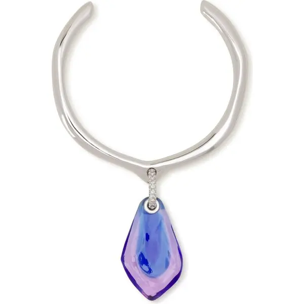 LANVIN Aurore Necklace - Mauve/blue