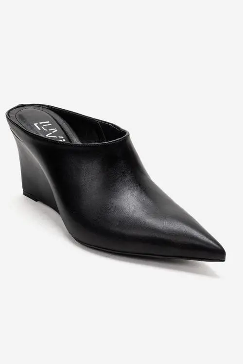 PROLOGUE SHOES Senso Wedge Mule - Black