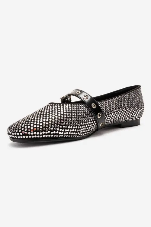 PROLOGUE SHOES Clive Embellished Ballet Flat