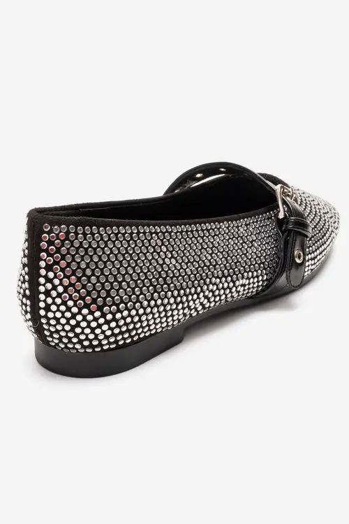 PROLOGUE SHOES Clive Embellished Ballet Flat