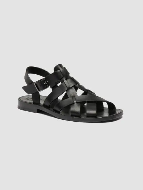 Officine Creative Ganema 105 Leather Fisherman Sandals
