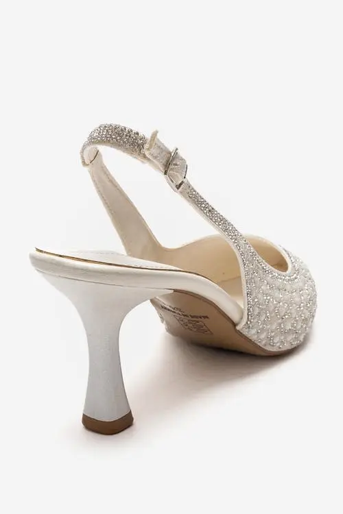 PROLOGUE SHOES Linnea Stiletto Slingback Pumps