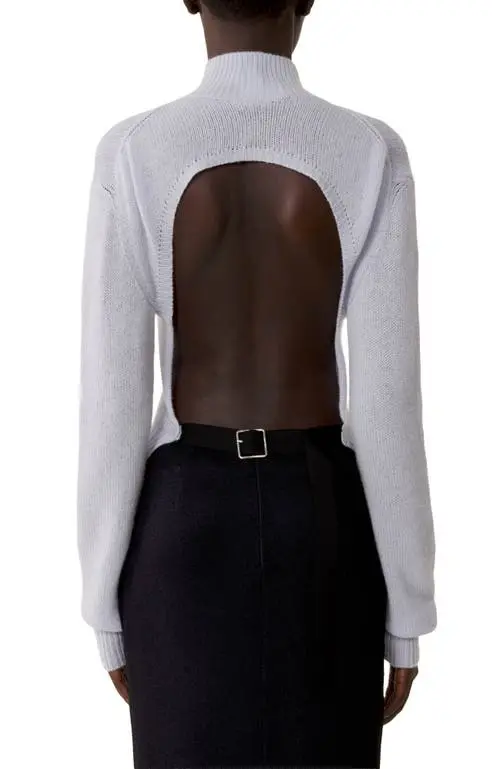 LANVIN Open-back Cashmere Sweater